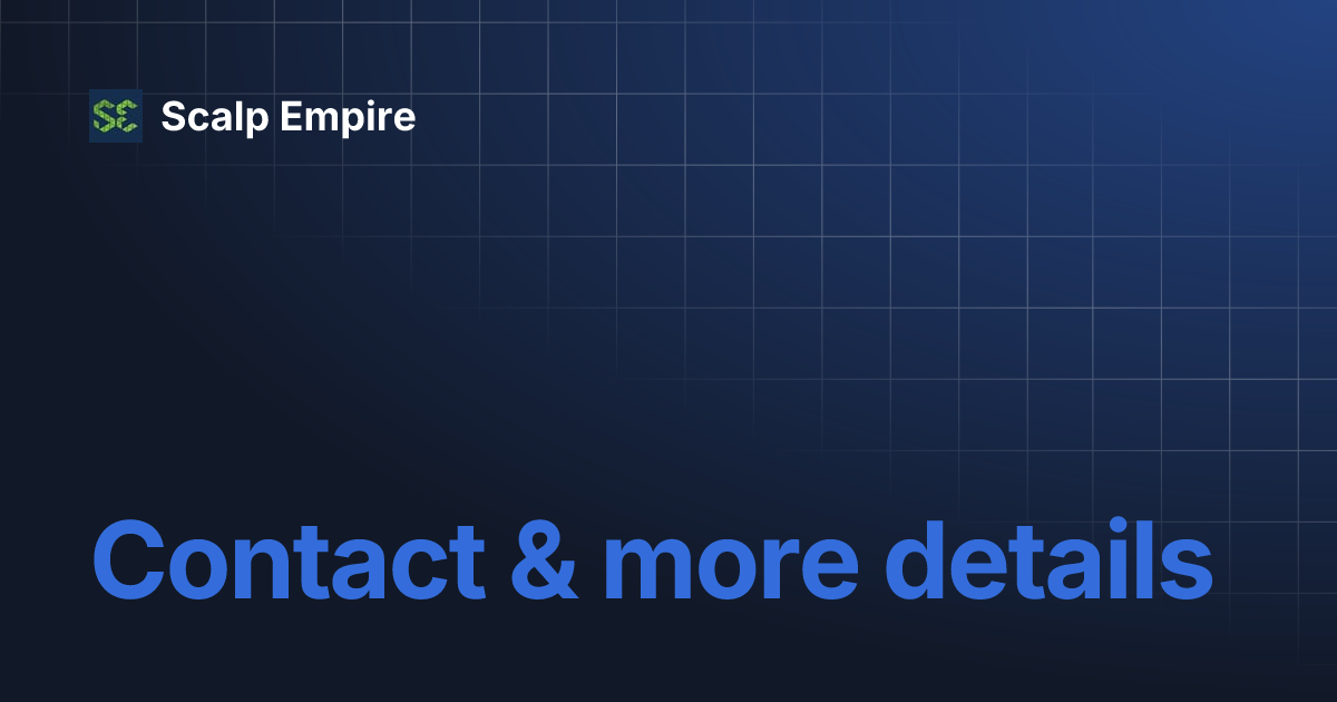 Contact & more details | Scalp Empire